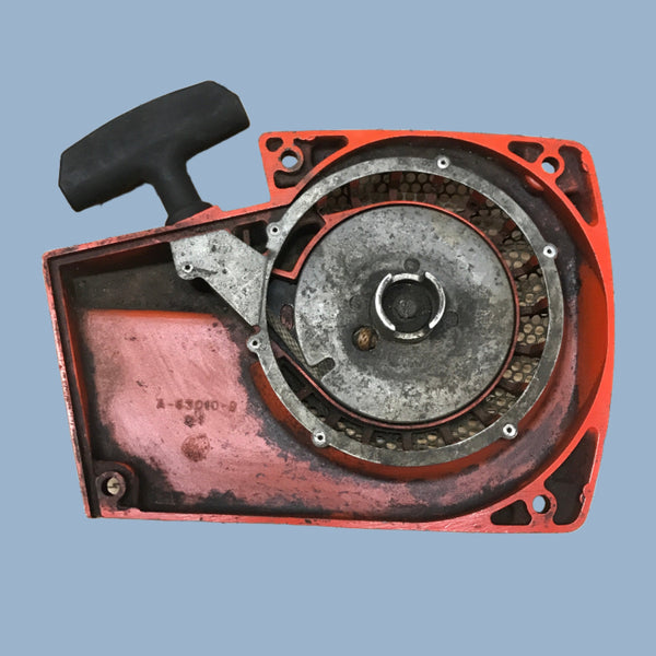 homelite super xl 925 chainsaw starter recoil cover and pulley assembl