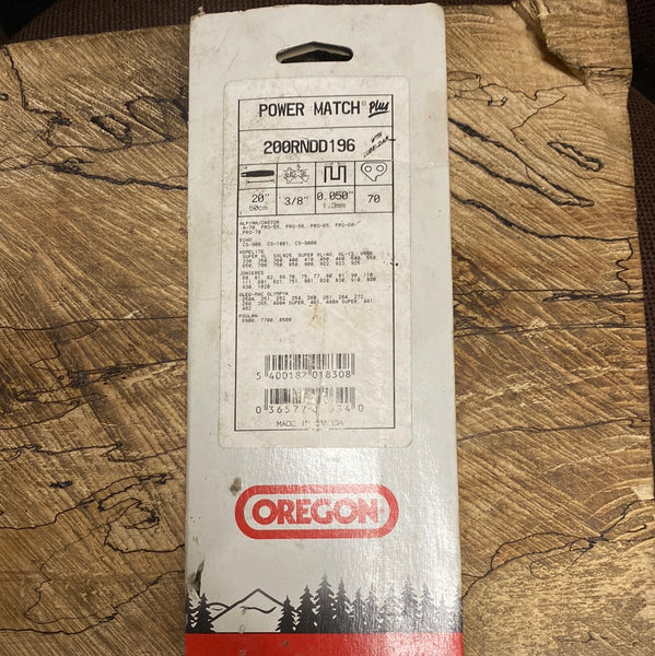 20" Oregon Power Match Bar 200RNDD196 new