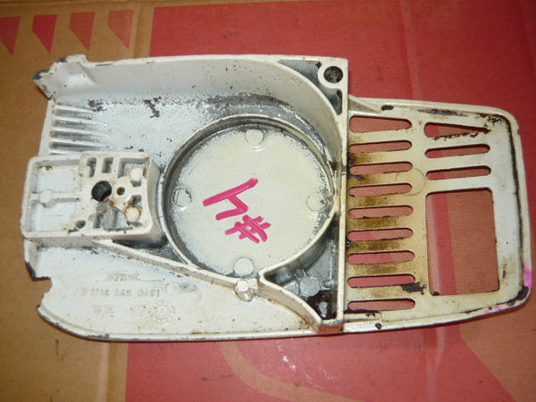 stihl 015av chainsaw white clutch cover (chipped)