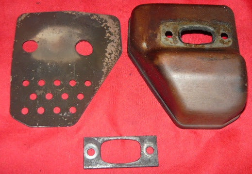 partner 500, 5000 chainsaw muffler body half