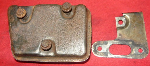 homelite 330 chainsaw muffler with bolts and deflector (type after lot