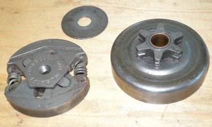 skil 1614 chainsaw 3/8 lp x 6T complete spur clutch assembly