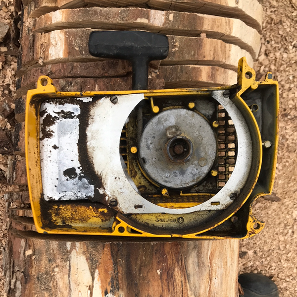 partner r420 chainsaw starter assembly