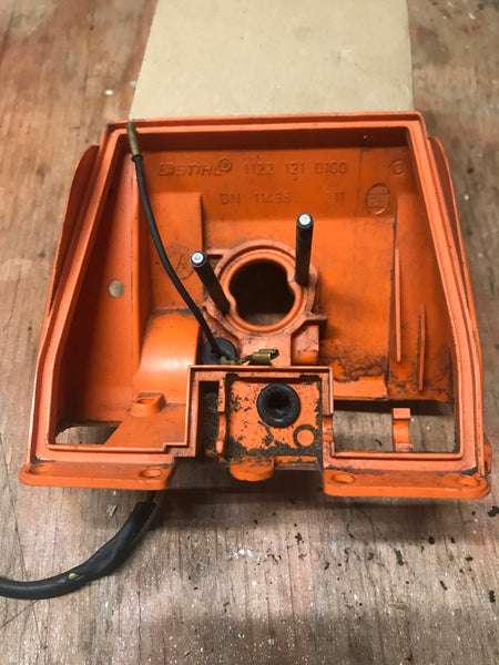 Stihl 066 red light chainsaw carburetor housing box
