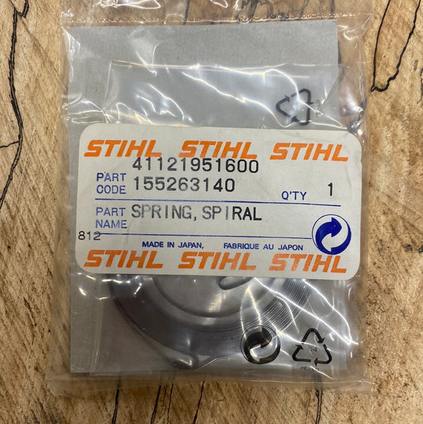 stihl fs 60, 80 starter recoil spring 4112 195 1600 new (st-203)