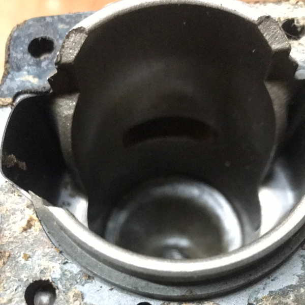 Partner 44mm, 55cc S50 chainsaw Piston and Cylinder kit #3