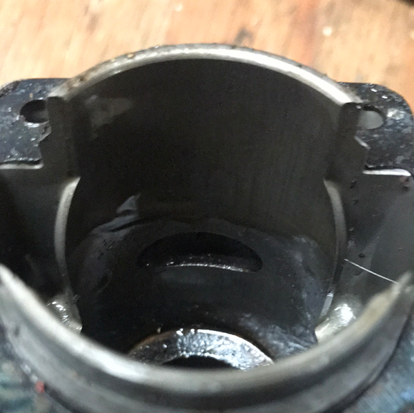 Partner 44mm, 55cc S50 chainsaw Piston and Cylinder kit #2