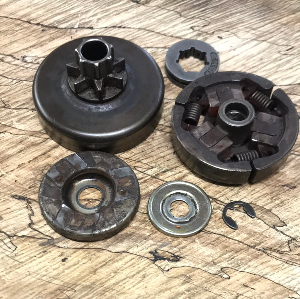 Stihl 028 Chainsaw Complete Rim Type Sprocket Clutch Assembly #2